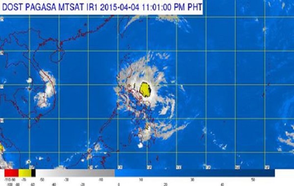 PAGASA - Bagyong “Chedeng” papalapit na sa Isabela - Aurora area ...